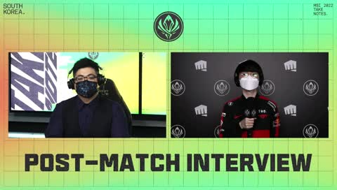 暖男Faker接受PCS賽區賽後採訪 FT.湯米